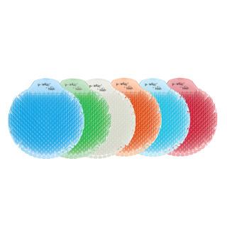 Hygiene Systems Limited - P Wave Slant6 Urinal Screen - Honeysuckle (clear)
