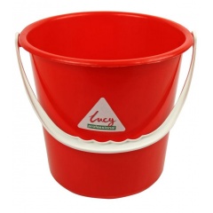Hygiene Systems Limited - 8ltr Round Bucket Plastic - Red