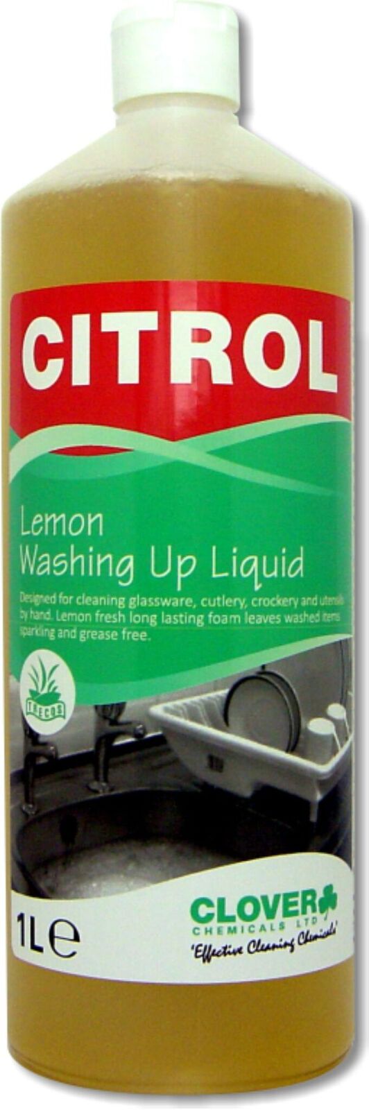 Hygiene Systems Limited - Clover Citrol Lemon Washing Up Liquid - Lemon