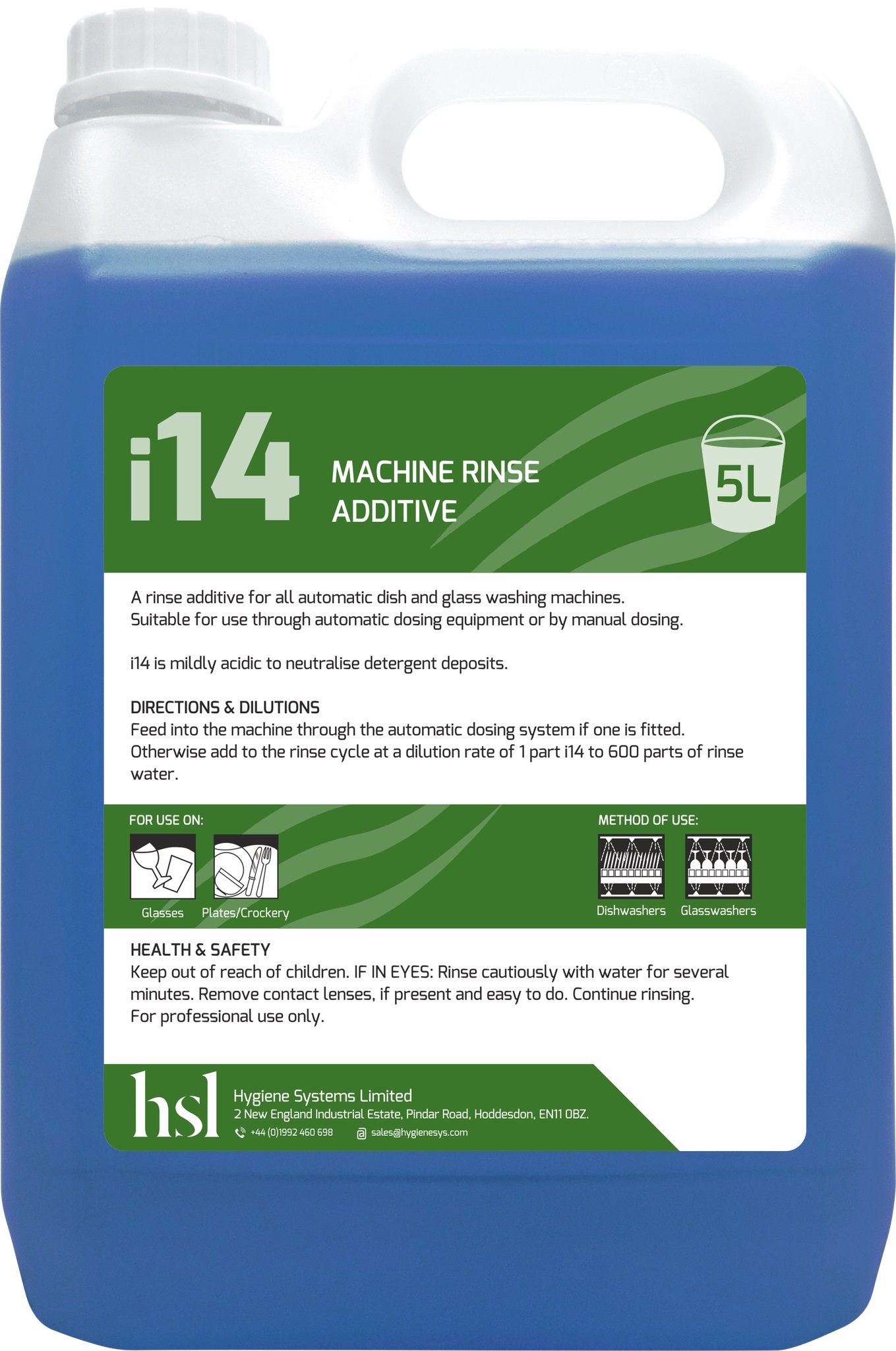 Hygiene Systems Limited - I14 Rinse Aid
