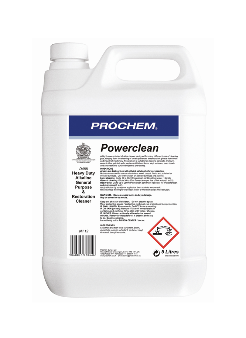 Hygiene Systems Limited - Powerclean Alkalinecleaner